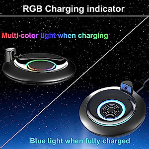 JOYJOM Carrying Case, Silicone Cover Case, Charging Docking Station for Pokemon GO PLUS PLUS +