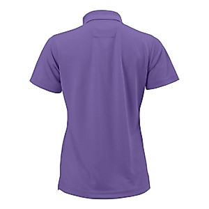 Paragon Women'S Performance Mesh Polo (Grape) (S)