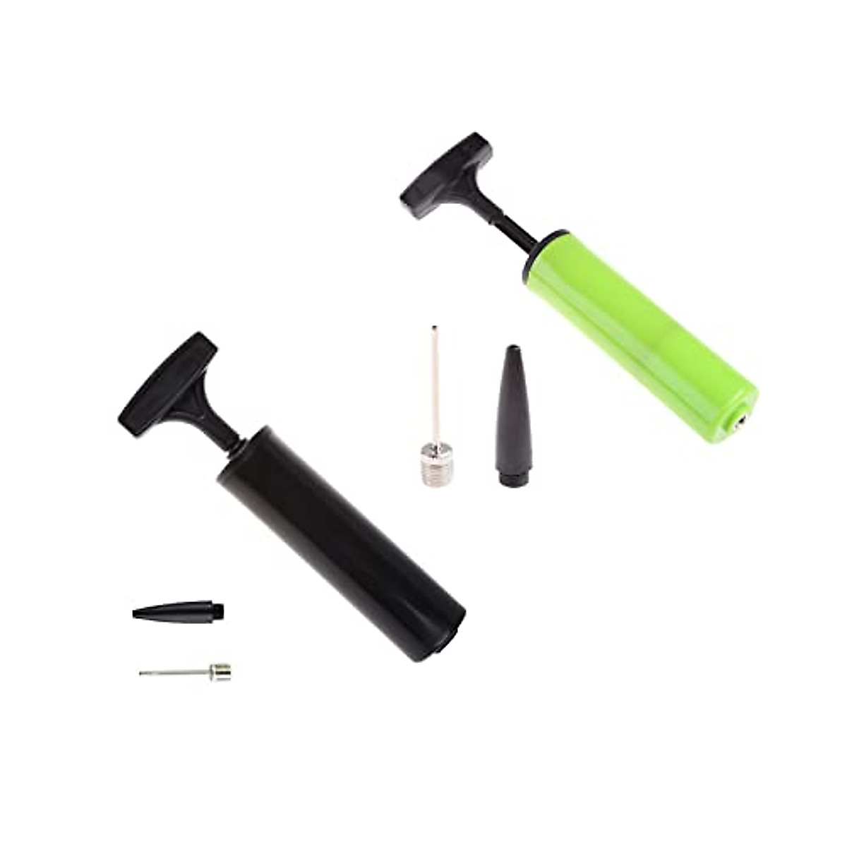 Youngy Soccer Basketball Football Volleyball Ball Balloon Portable Hand Air Ball Pump Inflator Kit with Needle Nozzle