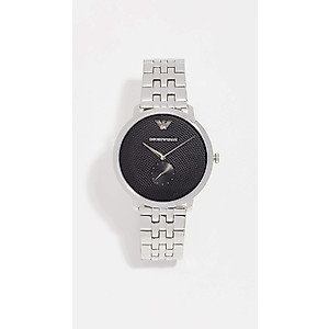 Emporio Armani Men's AR11161 Modern Slim Analog Display Quartz Silver Watch