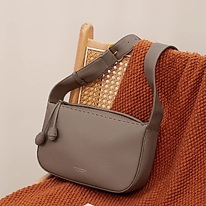 Cnoles Crossbody Shoulder Bags For Women Leather Purse And Handbags Ladies Evening Cell Phone Bag Wallet Purse Grey