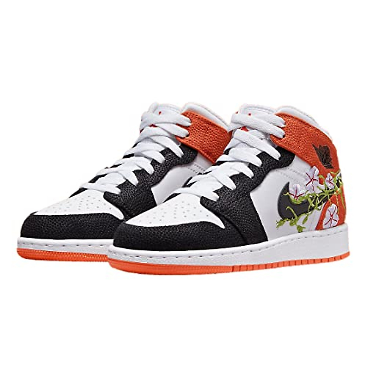 Jordan Youth Air 1 Mid DQ8390 100 Basketball Blossom - Size 6Y