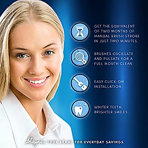 Replacement Toothbrush Heads Compatible with Oral-B Braun- 12 Pack – Best Oralb Compatible Electric Toothbrush- Fits Oral-B Floss, Cross, Precision, 3D, 1000, Kids, Sonic, Clean, Action &More