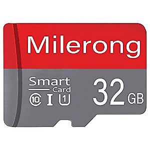 Milerong 32GB Micro SD Card, Ultra MicroSDHC UHS-I Memory Card - 98MB/s, C10, U1, Full HD V10, Ultra High Speed TF Card for Smart Phone/Bluetooth Speaker/Dash Cam