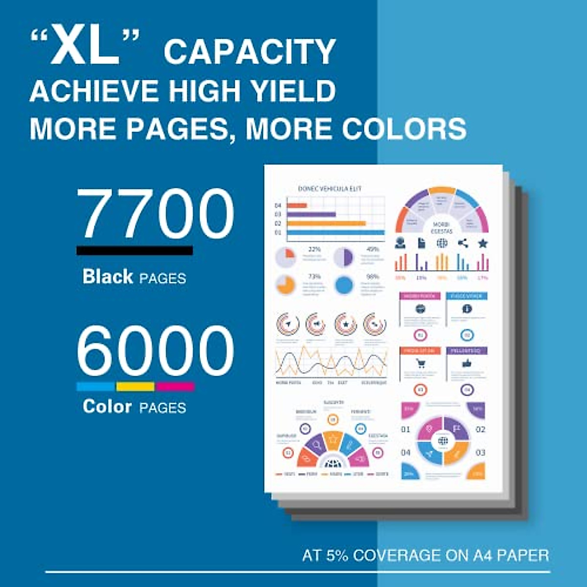 Paeolos Compatible Refill Ink Bottle Replacements for Canon GI20 GI 20 GI-20 Pigment Work for Canon PIXMA G6020 G7020 G5020 MegaTank Printers, 4 Bottles (Black, Cyan, Magenta, Yellow)