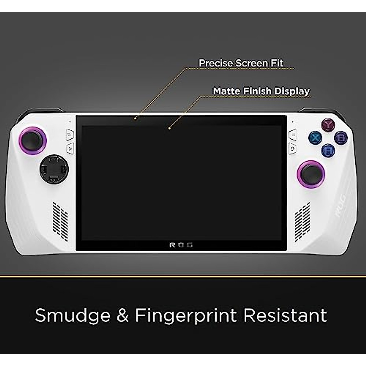 magglass Anti-Glare Matte Screen Protector for ASUS ROG Ally - Fingerprint Resistant Tempered Glass Display Guard (7" inch)
