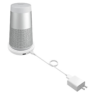 Charging Cradle Bose SoundLink Revolve, Charging Dock for Bose SoundLink Revolve+, Charger Adapter for Bose SoundLink Revolve II, Bose SoundLink Revolve II+ Bluetooth Speaker, Bose Charger Dock(White)