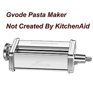 Pasta Roller Attachment for KitchenAid Stand Mixer, Stainless Steel Pasta Attachment for KitchenAid Stand Mixer, for Kitchen aid Mixer Accessories by Gvode