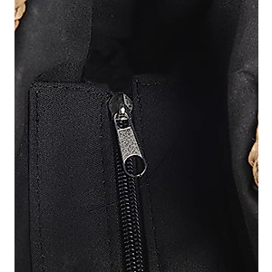 QZUnique Hand-woven Straw Bag Women Summer Beach Handbag Casual Satchel Retro Top Handle Tote Clutch