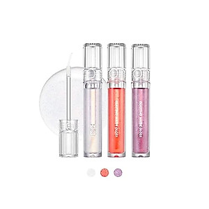 rom&nd Glasting Water Gloss (01 SANHO CRUSH) | Syrupy gloss, Glossy Finish, Long-lasting, Moisturizing, Highlighting, Natural-beauty, Gloss for Daily Use, K-beauty, 4.3g / 0.15 Floz