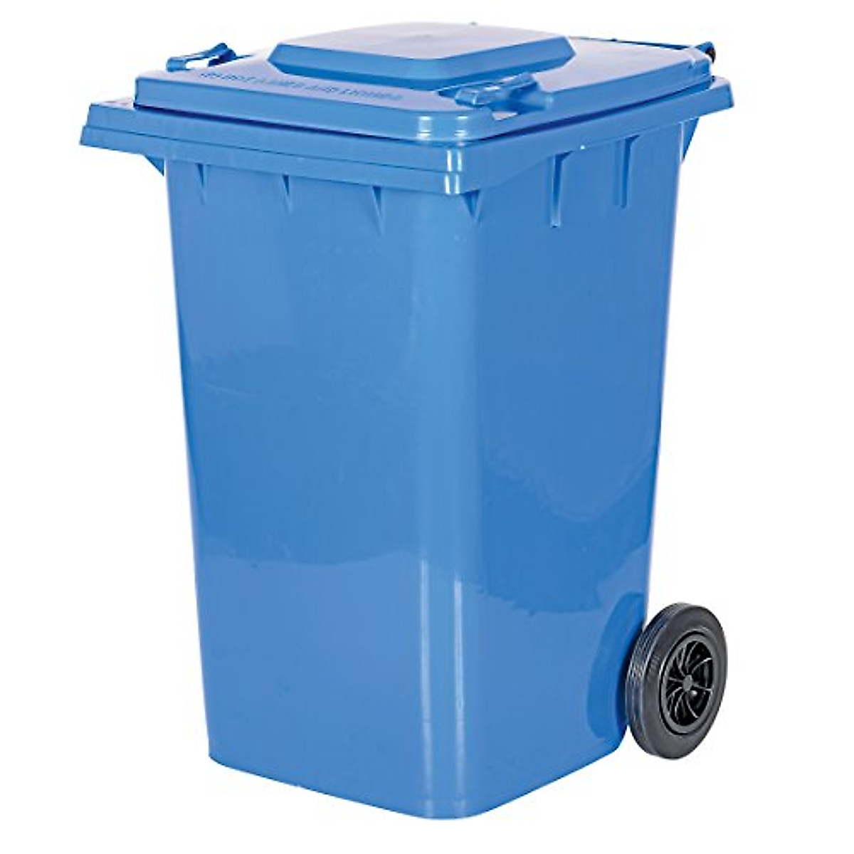 TH-95-BLU Trash Can, Polyethylene, 28-1/4" Width, 44-1/2" Height, 34" Depth, 95 gallon Capacity, Blue