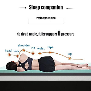 TEKAMON 3 Inch Mattress Topper Queen,Memory Foam Cooling Mattress Pad Cover for Back Pain,Bed Topper with Removable Bamboo Cover,Soft & Breathable,CertiPUR-US Certified