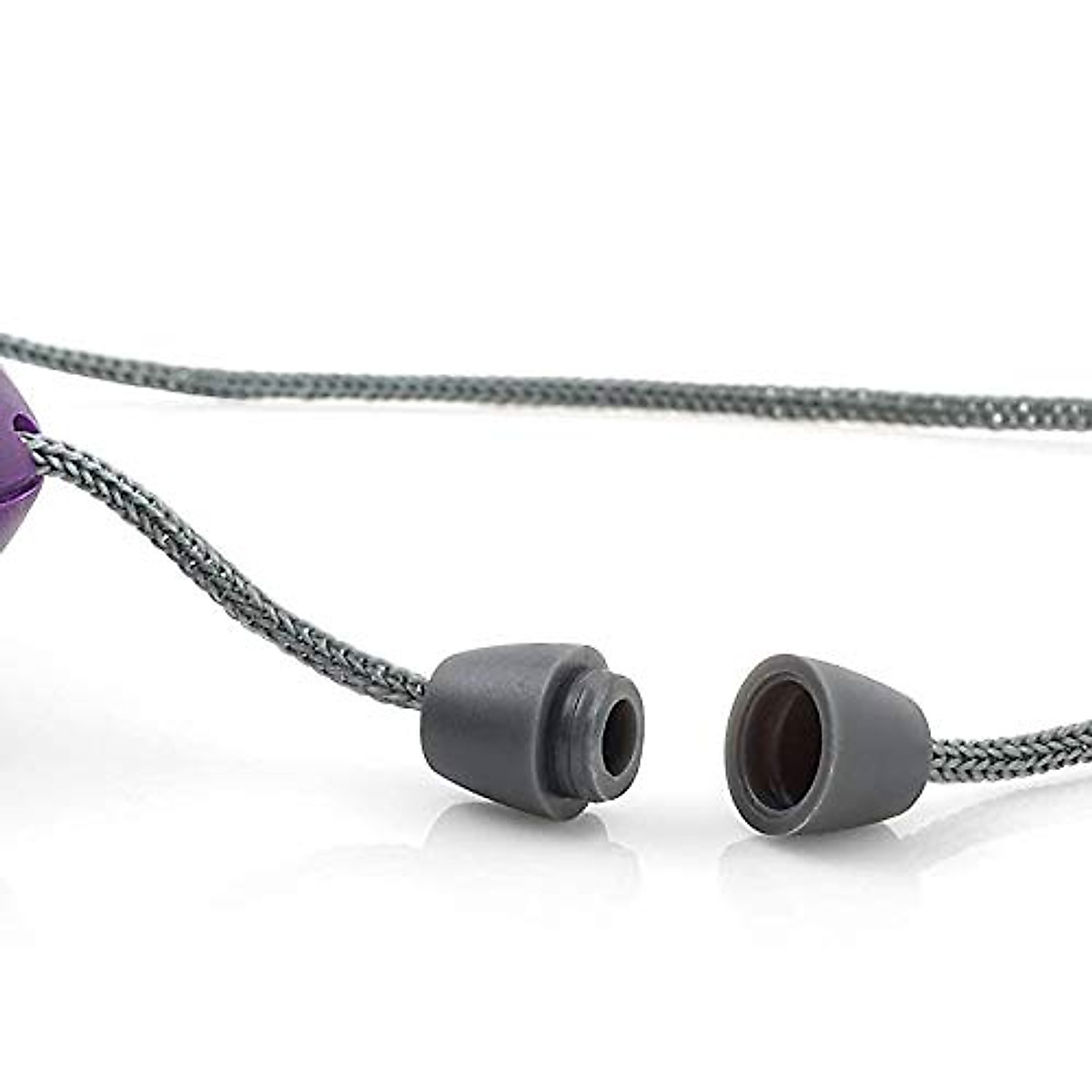 O2COOL Misting Necklace Fan - Portable, Battery Operated with Powerful Vertical Air Flow for Quiet Hands Free Cooling and Personal Travel (Grey 2 Pack)