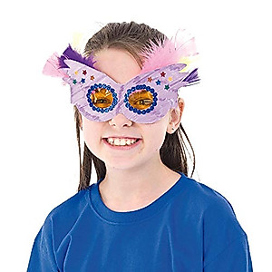 Baker Ross Design Your Own Glasses, Blanks for Kids to Paint and Decorate for Arts and Crafts Activities (Pack of 12), 35cm, White (ET608)