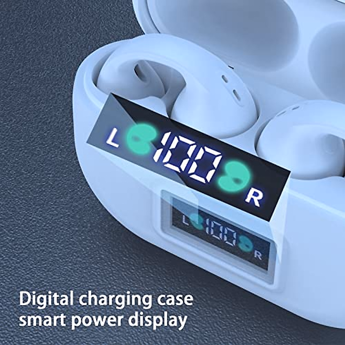 Bluetooth Earbuds 5.3 Wireless Headphones Bluetooth Headset Open Headphones Finger Control for Sports Open Ear Headset