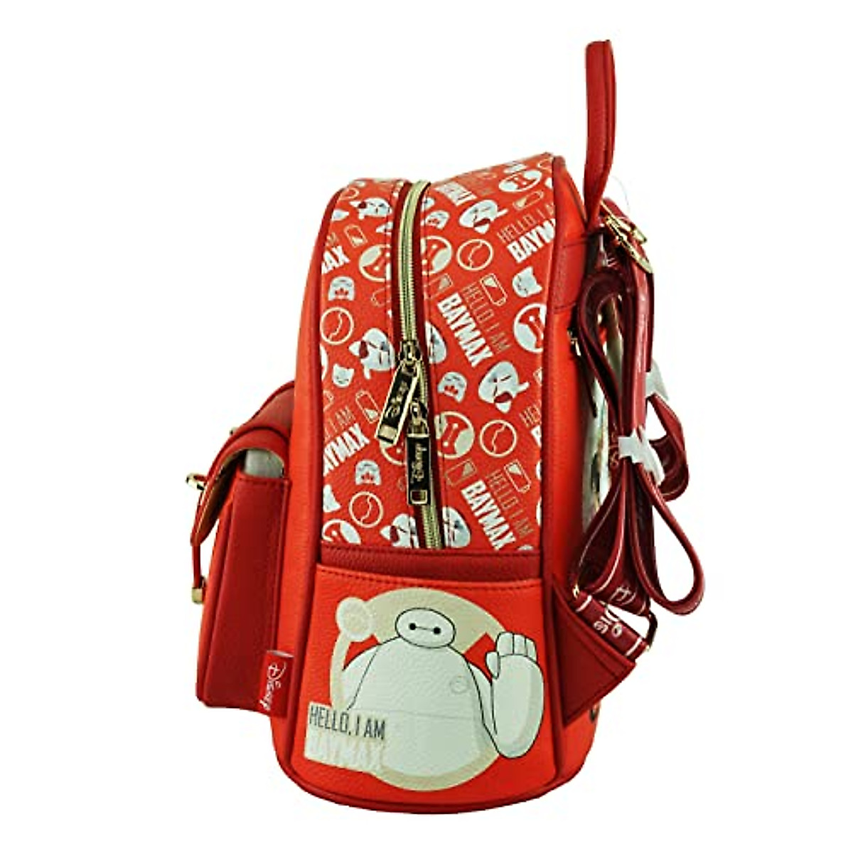 Wondapop Disney Big Hero 6 Baymax 11" Vegan Leather Fashion Mini Backpack