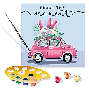 Ravensburger CreArt Enjoy The Moment Paint by Numbers Kit for Adults - Painting Arts and Crafts for Ages 12 and Up