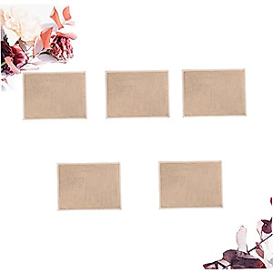 BESPORTBLE 5pcs Dining Room Table Decor Wedding Decoration Table Placemats Coffee Cup Mat Macrame Decor Cup Coasters for Table Burlap Placemat Coaster Pad Lace Tableware Decorate Jute Coffee