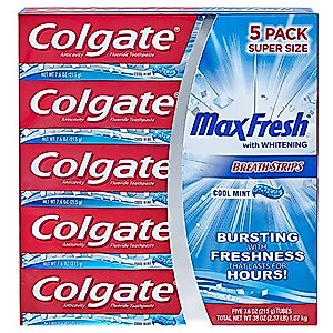 Colgate 292255 Maxfresh 7.6 Ounce (Pack of 5)