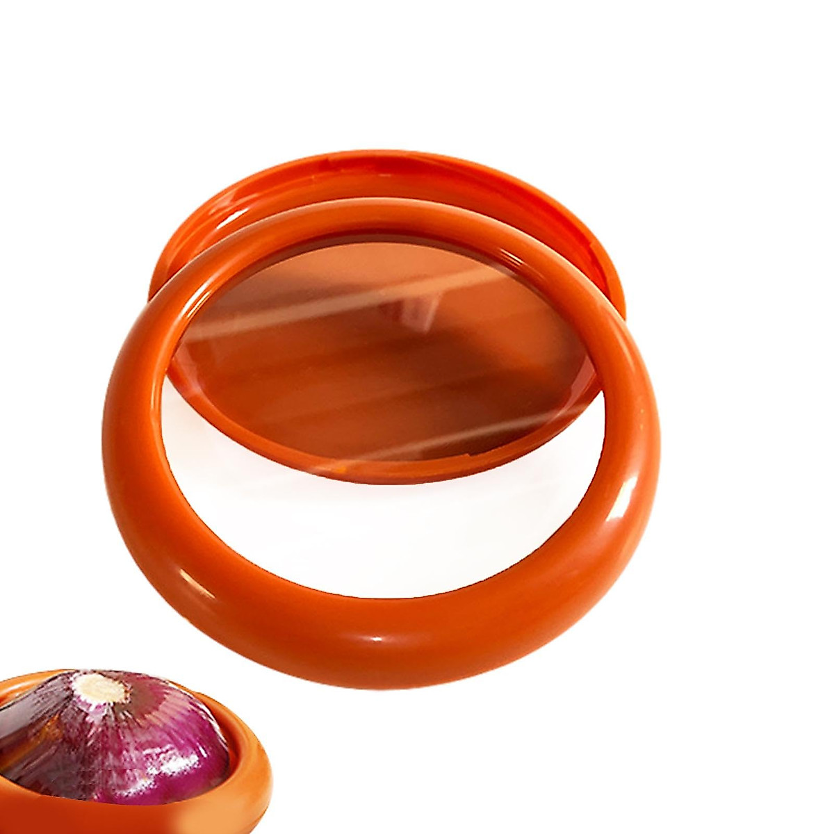 Fruit Vegetable Storage Box, Reusable Avocado Stretch Storage Containers, Onion Storage and Avocado Saver Fresh Stretch Pod Tomato Saver Fruit and Vegetable Storage Containers for Apples, Garlic