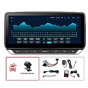 Topdisplay Android 10 Radio Replacement for Dodge Journey 2011-2020 Navigation 10.25inch Touch Screen 4+64G Wireless Carplay Android Auto 4G LTE WiFi Free Camera