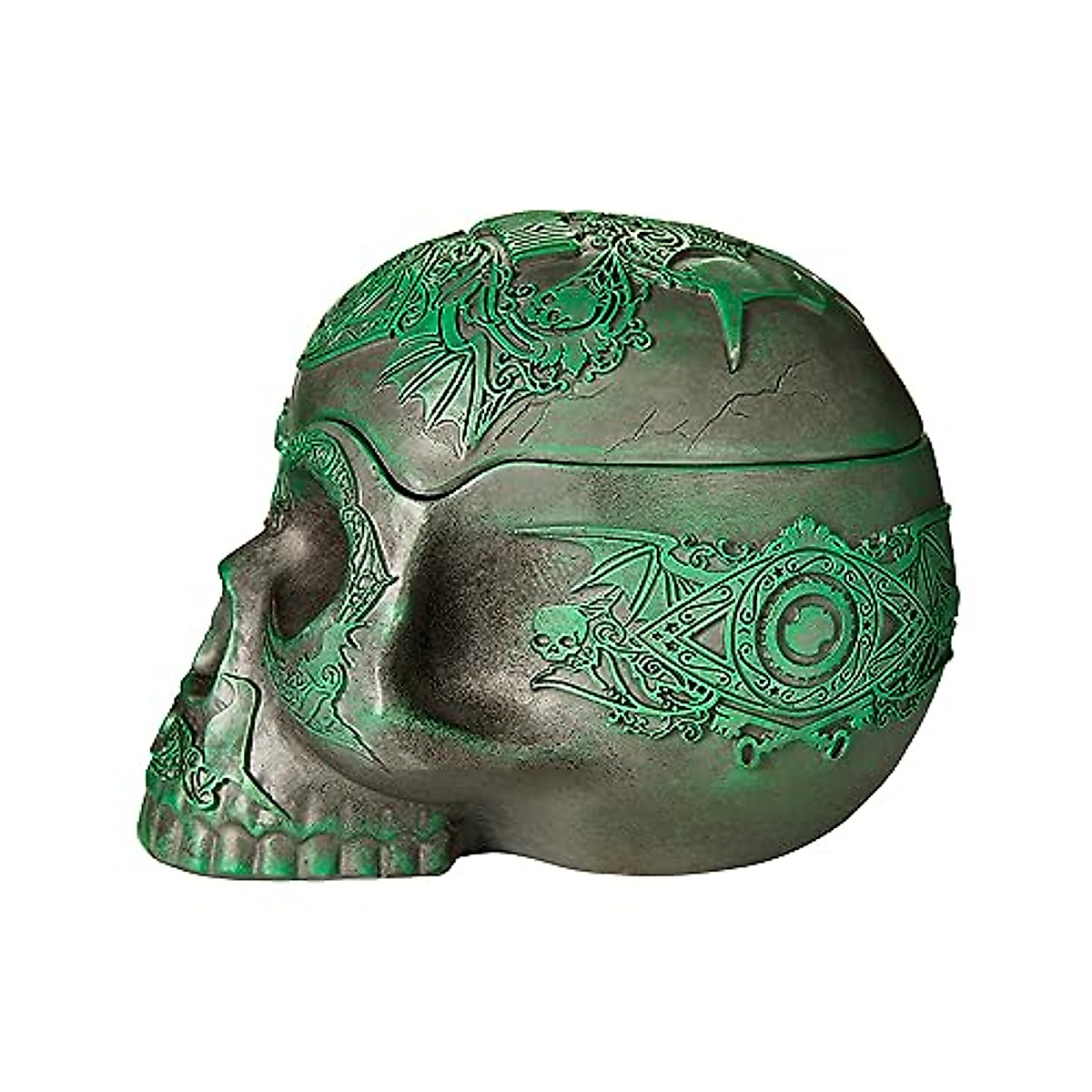 Spirit Halloween Disney's The Haunted Mansion Tabletop Skull | Officially Licensed | Home Décor | Horror Décor | Skull Decoration