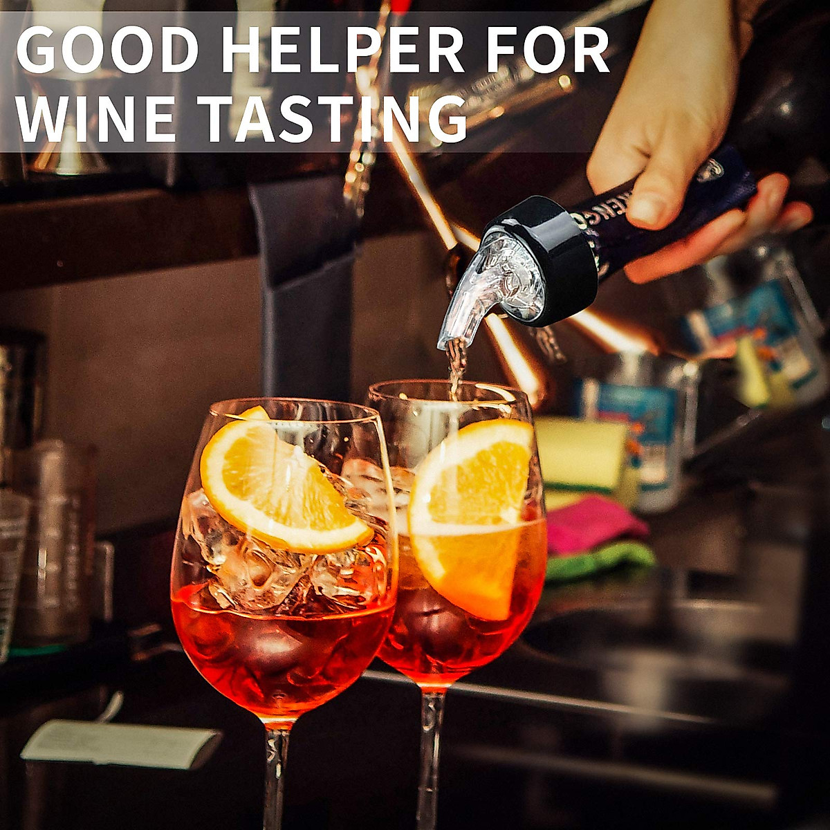 Automatic Measured Bottle Pourers Pack of 12 Liquor Bottle Pourers 1 oz (30 mL) Quick Shot Spirit Measure Wine Pourer Spouts Drinks Wine Cocktail Whiskey Dispenser Bartender Home Bar Tools (12pcs)