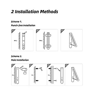 XIVBA Clothes Drying Rack Retractable Clothes Drying Rack, Space Saving Wall Mounted Folding Aluminum Clothes Rack in Laundry, Closet Storage Organization, Easy Installation Indoor/Outdoor, Silver