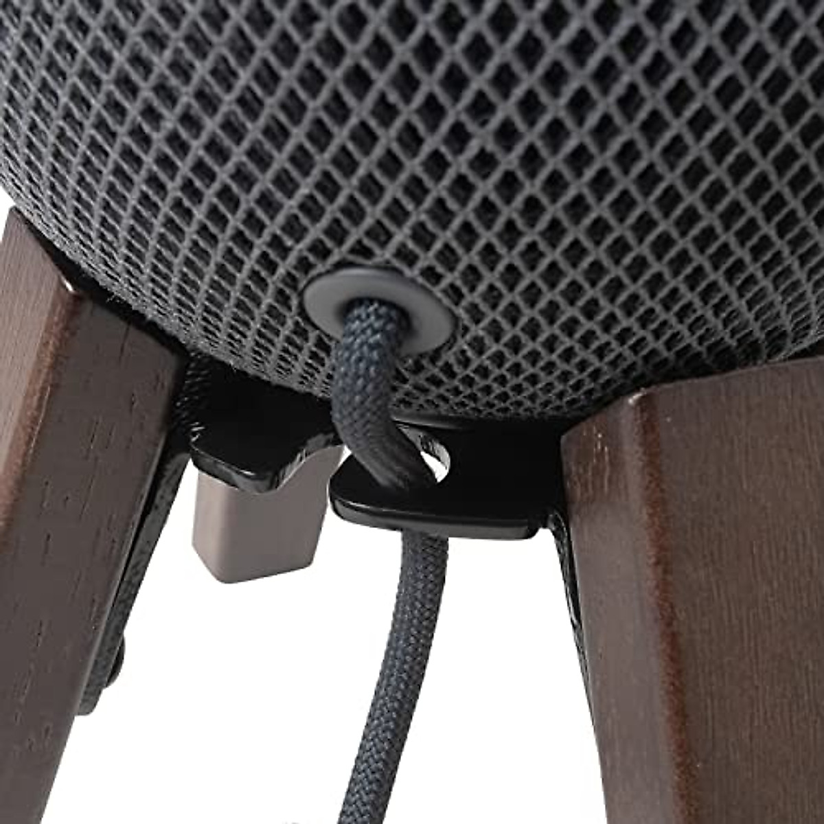 shinar Compatible with HomePod Mini and Dot 4/ Dot 5 Stand Desk Table Stand Holder for Home Pod Mini Accessories for Home Pod Mini Built-in Cable Management (homepod Mini White)