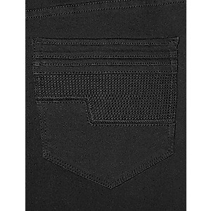 Men Super Comfy Trouser Pants with Stylish Side Stripe AP46496SK PK16 Red Black 34