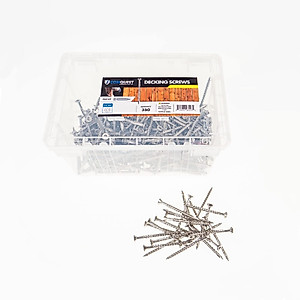 Conquest #10 x 2 Type 316 Stainless Steel Marine Grade Flat Head Deck Screws (Pack of 350) for Decks, Docks, Jetties, Fences, Walkways, or Marine Applications