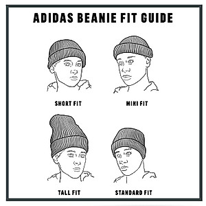 adidas Originals Color Fade Cuffed Beanie (Onix/White)