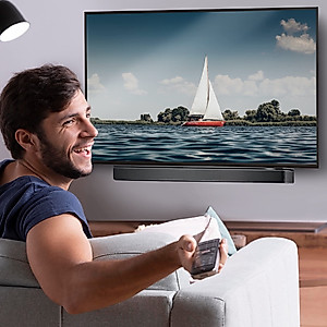 Universal Under TV Mount, Black, Compatible with Bose Smart Soundbar 300/500/550/600/700/900/Ultra, TV Speaker, Soundtouch 300 - Invisible Once Fitted, Fast & Easy Way to Mount Your Sound Bar