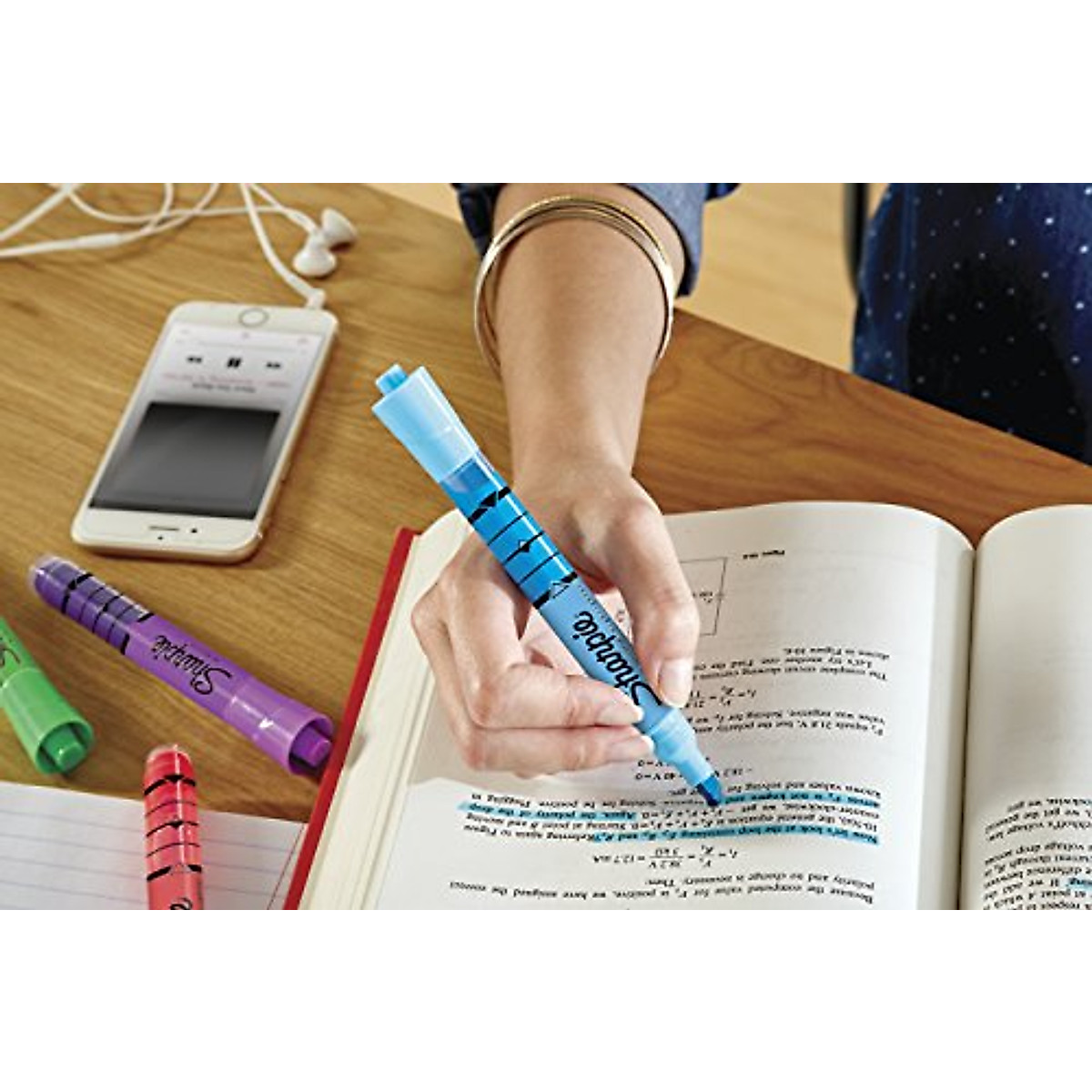 Sharpie Ink Indicator Tank Highlighters, Chisel Tip, Assorted Fluorescent, 4 Count (2021244)