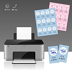 1000 Piece Printable Business Cards, Perforated Blank Card Stock Paper for Inkjet and Laser Printers, 3.5 x 2 Inches (1000)