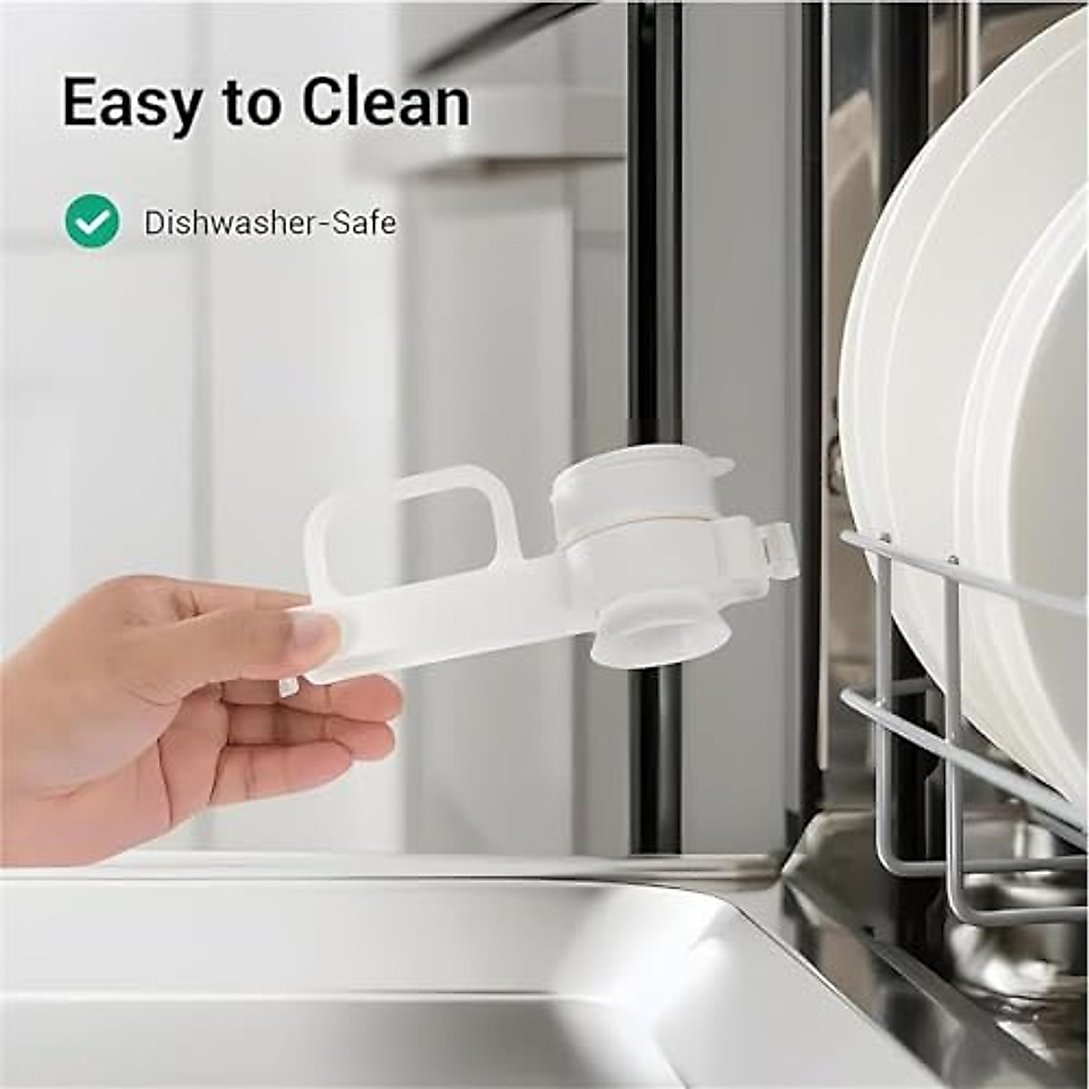 Curject Food Bag Sealing Clip with Pour Spout, Minimalist Style, Food Clip, 6.7"L x 1.1"W x 2.3"H