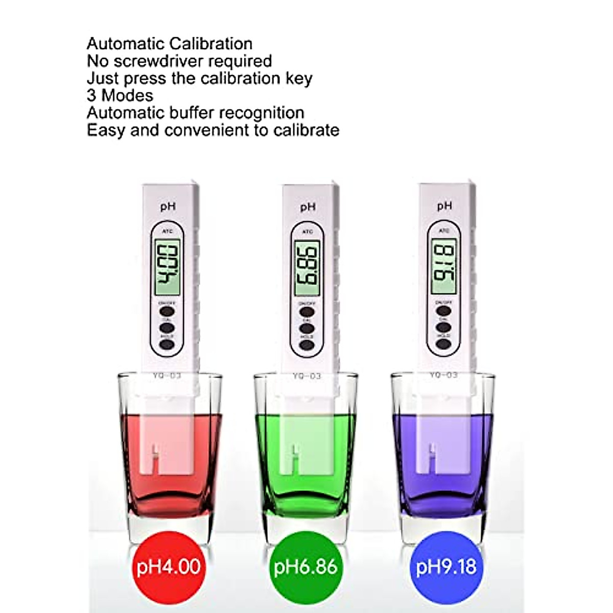 PH Tester, Digital Water Quality PH Meter Value Lock LED Display Multipurpose for Aquaculture for Aquarium