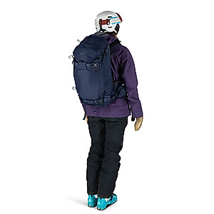 Osprey Kresta 30 Women's Backcountry Ski and Snowboard Backpack, Winter Night Blue