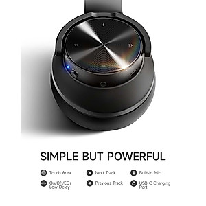 Picun B8 Bluetooth Headphones, 120 Hours Headphones Wireless Bluetooth, Hands-Free Calls, 3EQ & Game Mode, Foldable Headphones Over Ear for Travel Home Office Cellphone PC