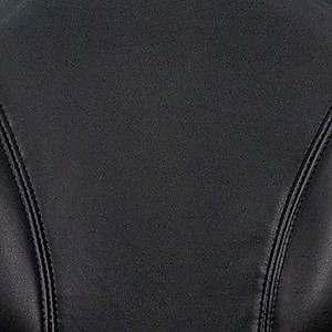 Flash Furniture Ronald Mid-Back Black LeatherSoft Swivel Ergonomic Task Office Chair with Back Depth Adjustment