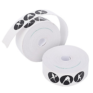 Racket Head Tape, Racket Head Guard Sticker Tennis Racket Accessories Easy to Use 5m/16.4ft for Tennis Player for Outdoor(White)