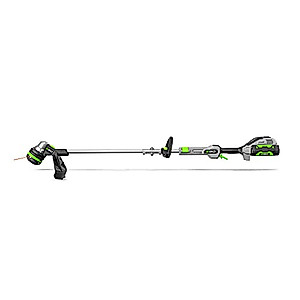 EGO ST1511T 15-Inch 56-Volt Lithium-Ion Cordless String Trimmer Kit Alu Foldable Shaft Battery and Charger Included, 15in Powerload/Telescopic/Gauge(2.5AH), Black