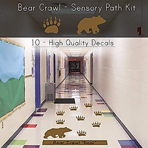 Deluxe School & Classroom Sensory Path Kit – with 65 Custom Vinyl Decals