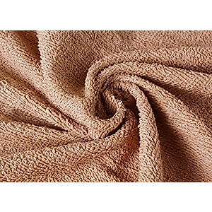 Towel and Linen Mart 100% Cotton 6 Pack Bath Towel Set, Quick Dry, Super Absorbent, Light Weight, Soft, Multi Colors (27 x 54 Pack of 6)