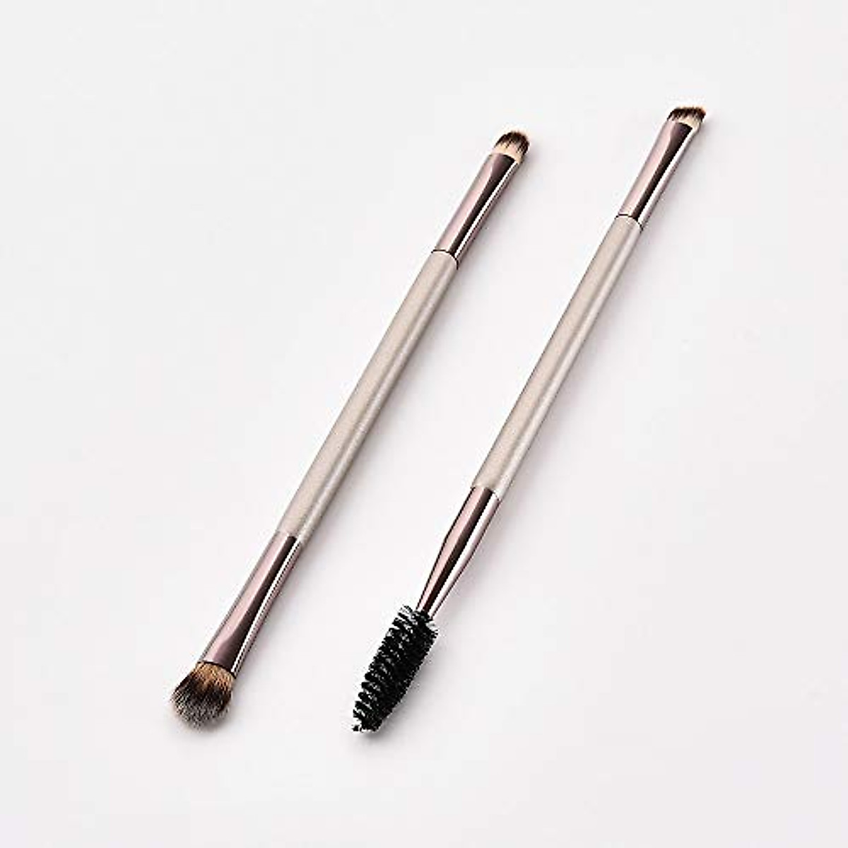 Vintage Makeup Brushes 2PCS Double End Eyelash Brush Cosmetic Eyeshadow Brush Makeup Tool Wet And Wild Makeup Brushes