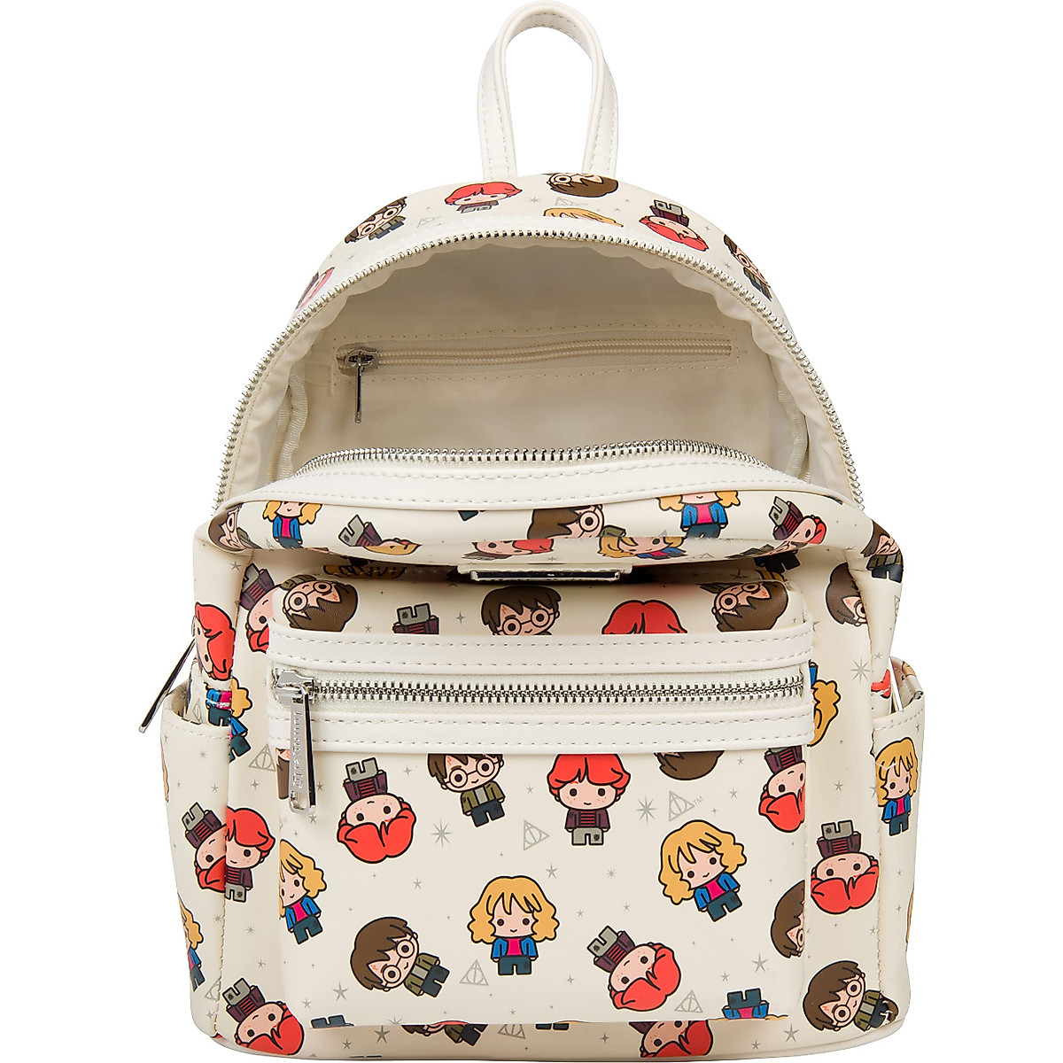 Loungefly Harry Potter Chibi Characters All Over Print Mini Backpack