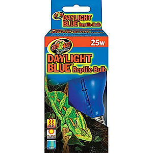 Zoo Med Daylight Blue Incandescent Reptile Bulb 25 Watts