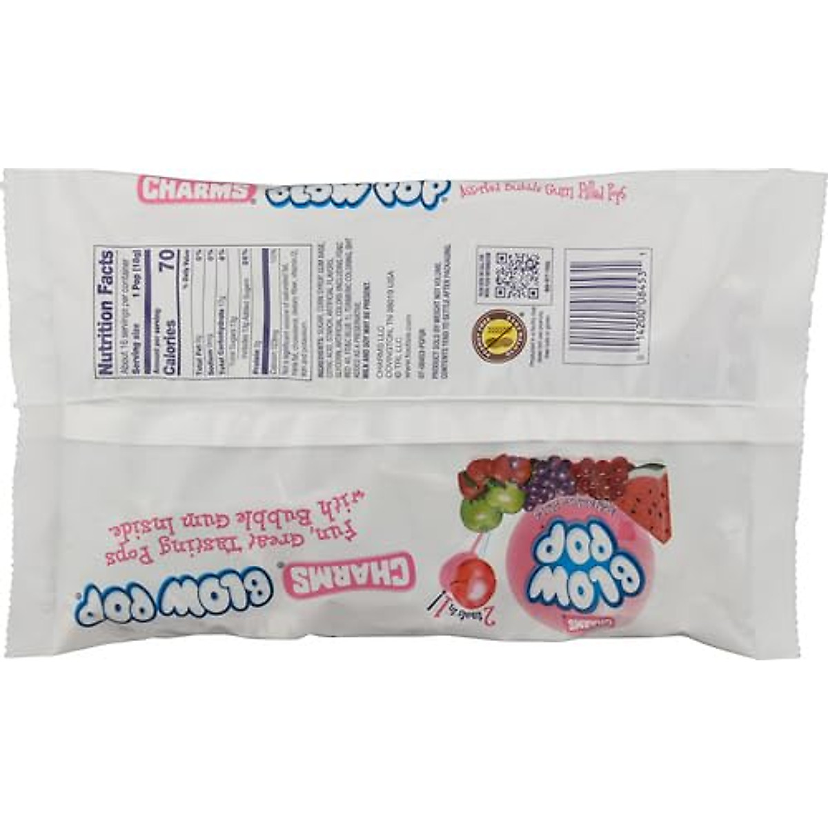 Blow Pop Lollipops - Dual Candy and Gum Suckers - Bulk Treat for Kids and Adults - Assorted Flavors, 16 Count