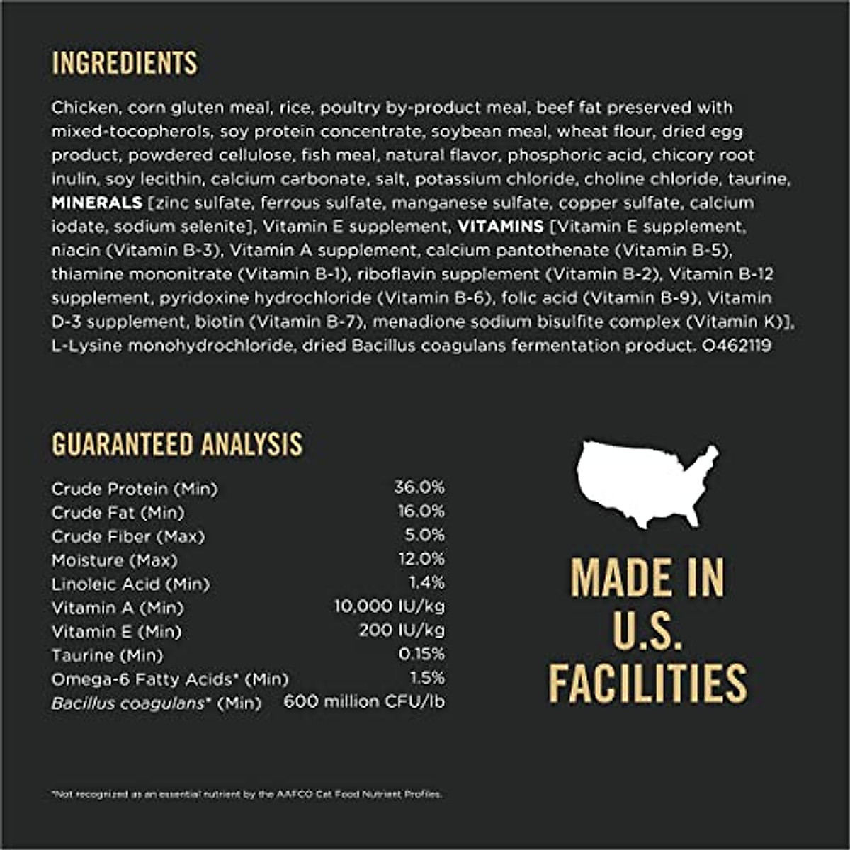 Purina Pro Plan Adult Hairball Control Cat Food Chicken and Rice Formula - 7 Pound (Pack of 1)