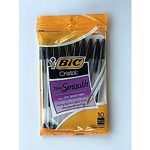 BIC Cristal Xtra Smooth Ball Pen Combo Set: Set Includes 10 Black, 10 Blue, and 10 Red.